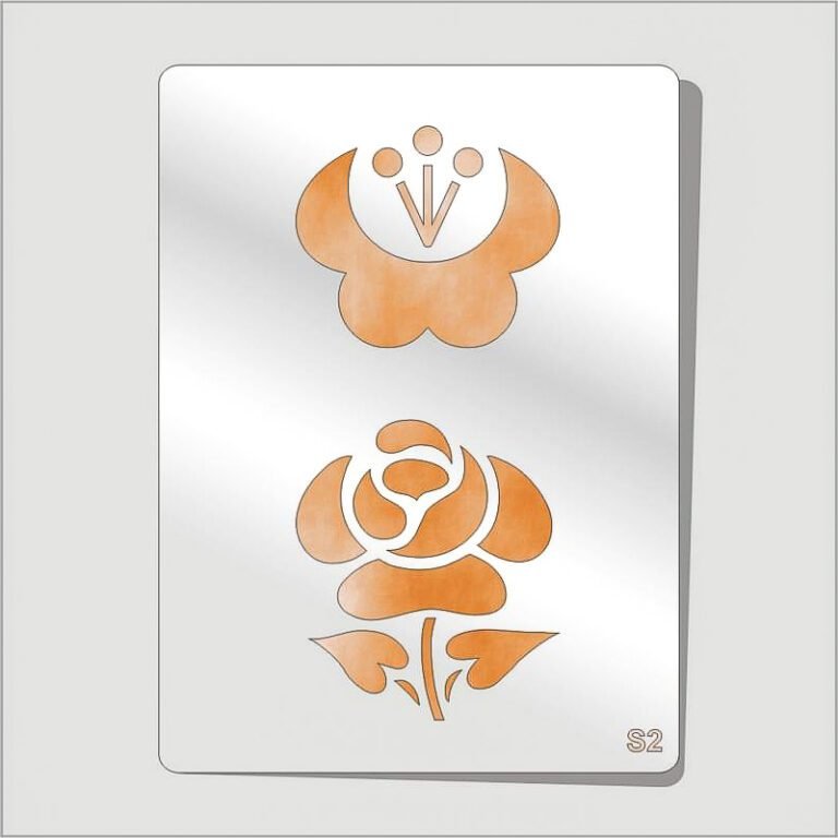 Stencil 20x25cm (2D/3D) | HH Festék